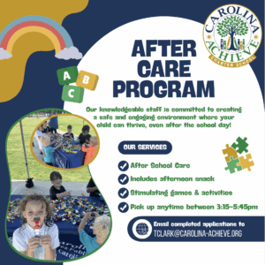 Before/After Care Program | Carolina Achieve | Daycare Services